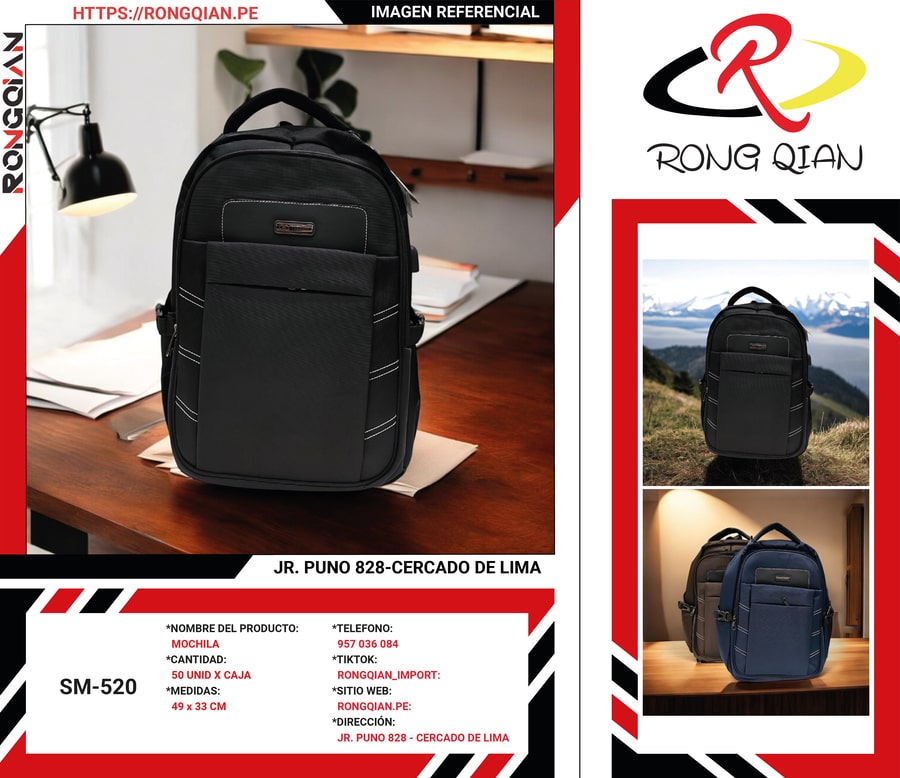 MOCHILA SM-520(50UNID)